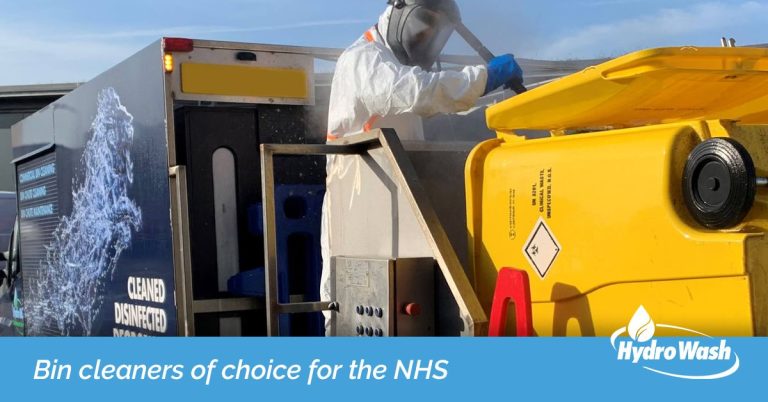 Bin cleaners of choice for the NHS - Hydro Wash